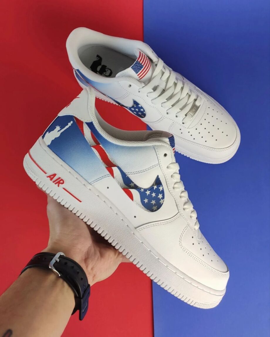 American Flag Air Force 1 Custom – Daniel Customs
