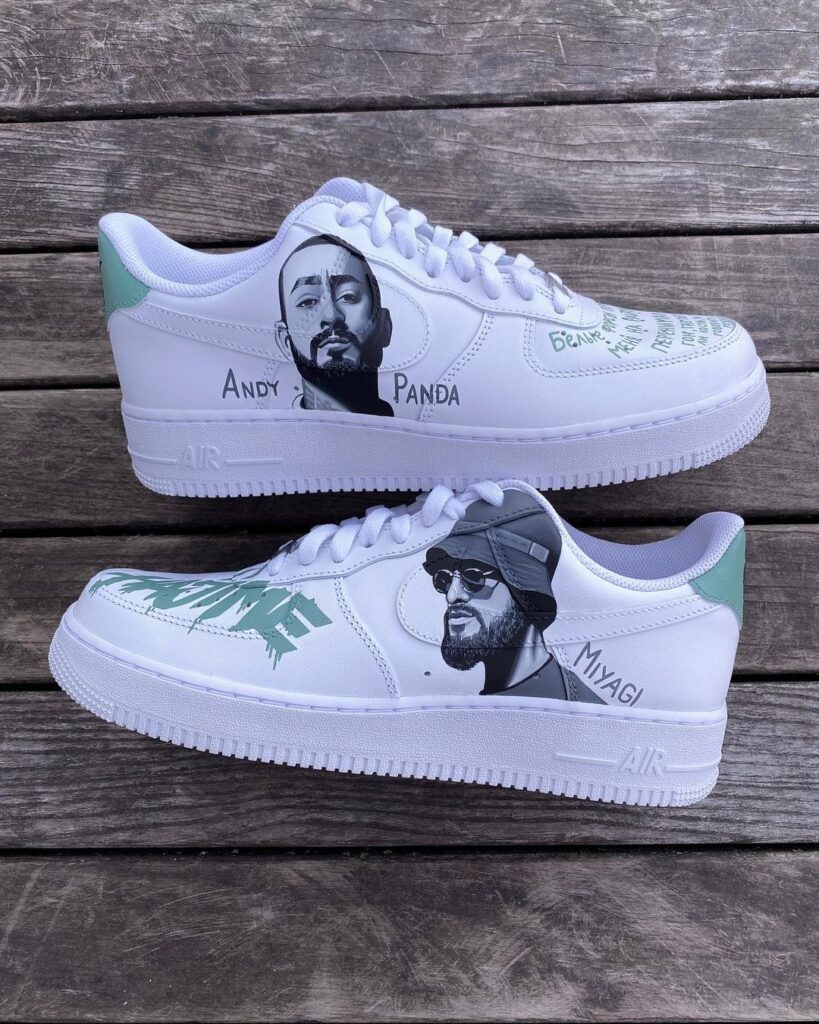 Andy Panda x Miyagi Air Force 1 Custom – Daniel Customs
