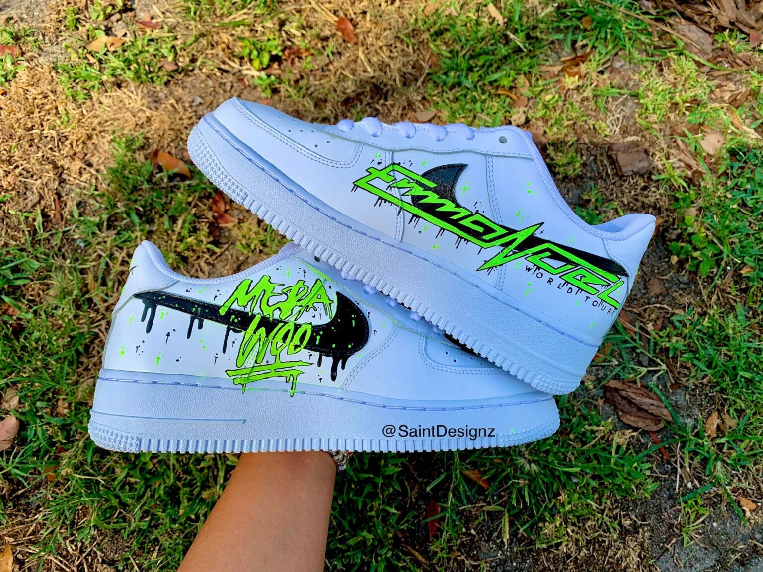 Anuel AA Air Force 1 Custom – Daniel Customs