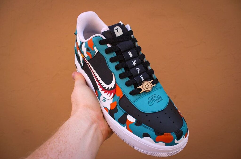 Bape Air Force 1 Custom - Daniel Customs