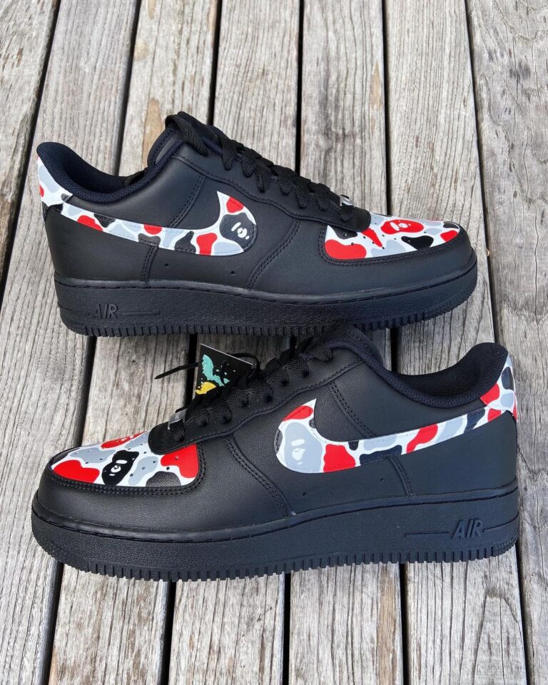 Bape Air Force 1 Custom – Daniel Customs