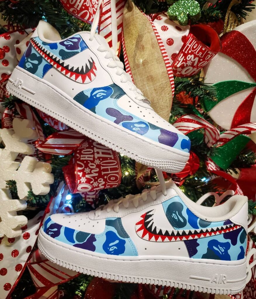 Bape Air Force 1 Custom – Daniel Customs