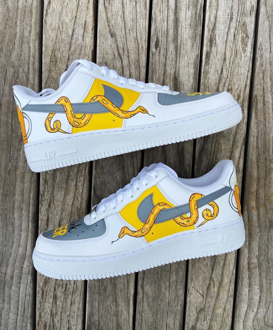 Beer Snake Air Force 1 Custom – Daniel Customs