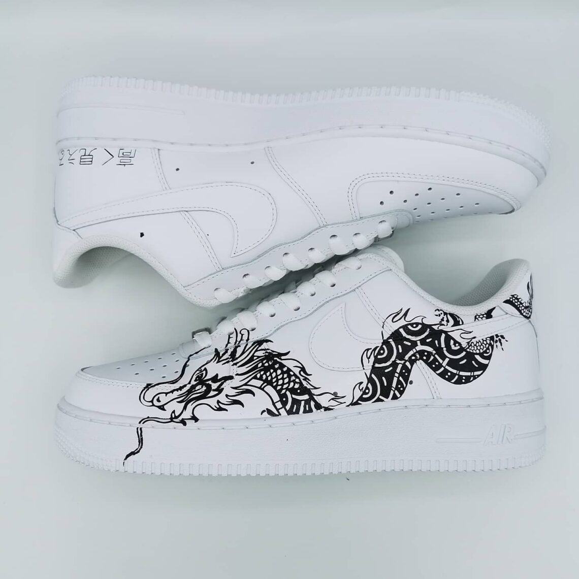 Black Dragon Air Force 1 Custom – Daniel Customs