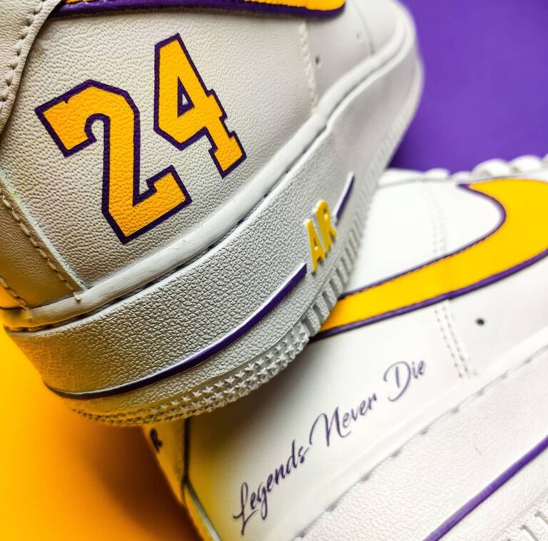 Black Mamba Air Force 1 Custom - Daniel Customs