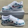 Blue Bape Air Force 1 Custom – Daniel Customs