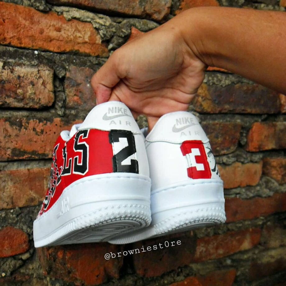 Bulls Air Force 1 Custom – Daniel Customs