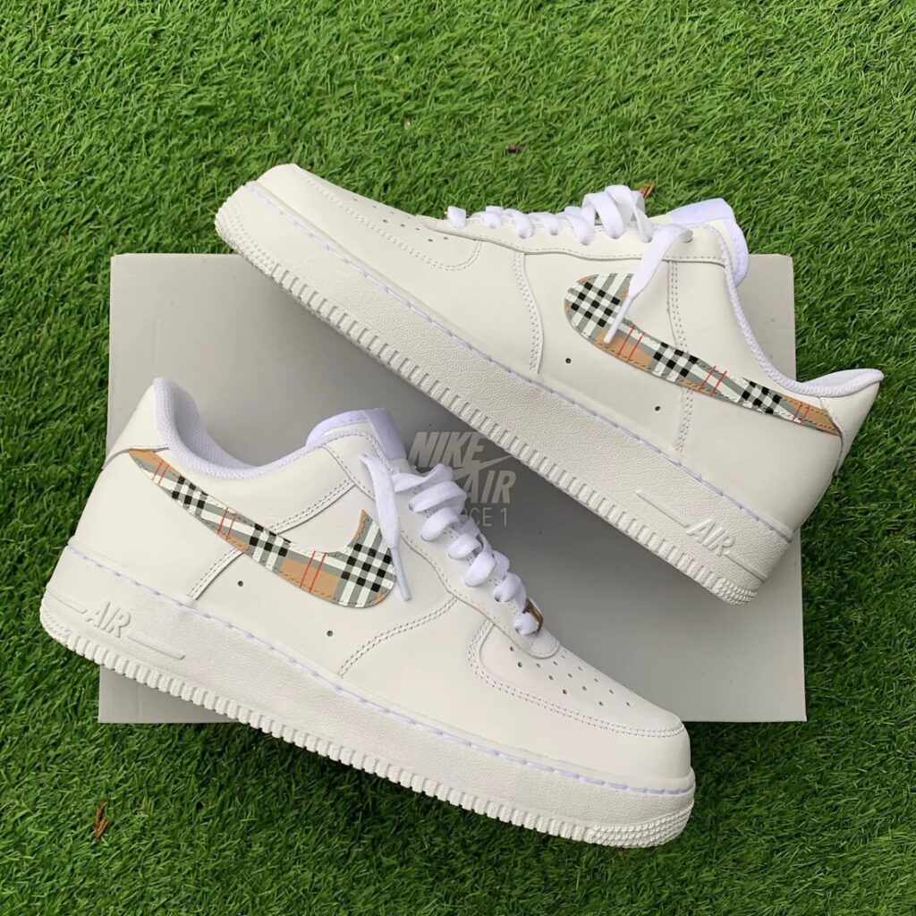 Burberry Air Force 1 Custom – Daniel Customs