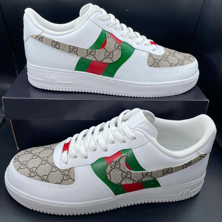 Classic Gucci Air Force 1 Custom - Daniel Customs