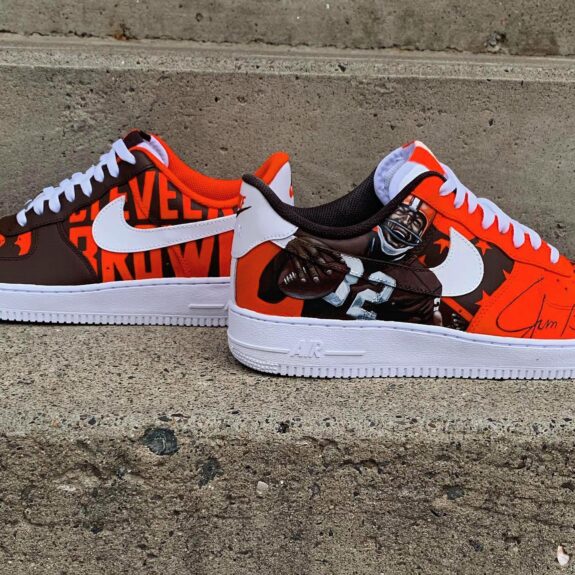 Cleveland Browns Air Force 1 Custom – Daniel Customs