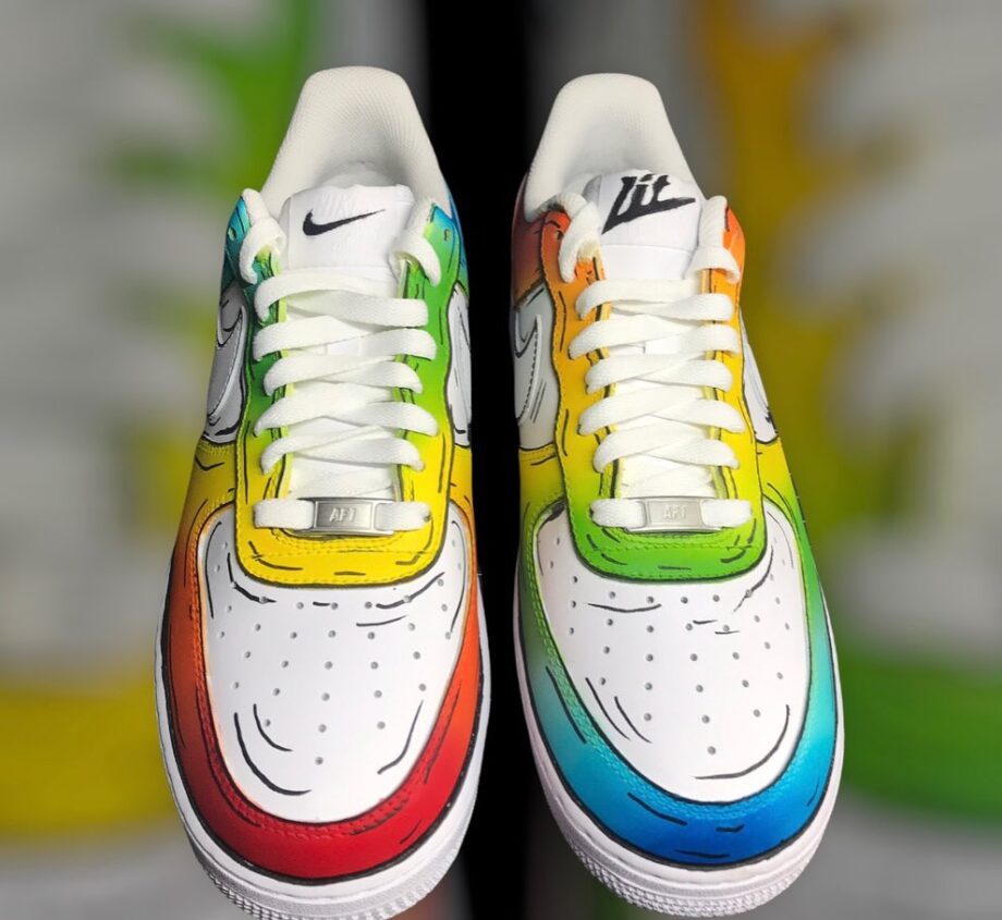 Colorful Comic Air Force 1 Custom - Daniel Customs