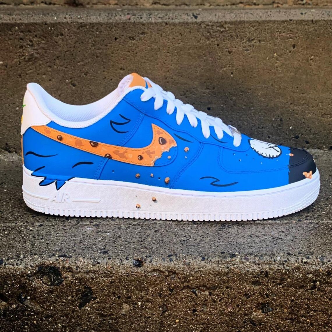 Cookie Monster Air Force 1 Custom – Daniel Customs