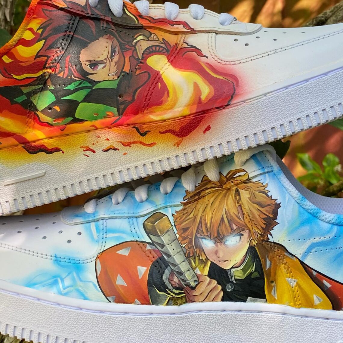 Demon Slayer Kimetsu no Yaiba Air Force 1 Custom - Daniel Customs