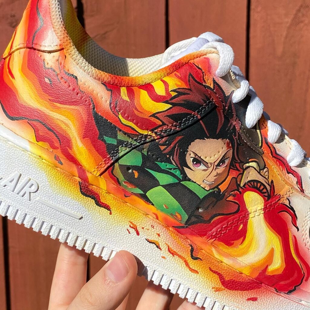Demon Slayer Kimetsu no Yaiba Air Force 1 Custom – Daniel Customs