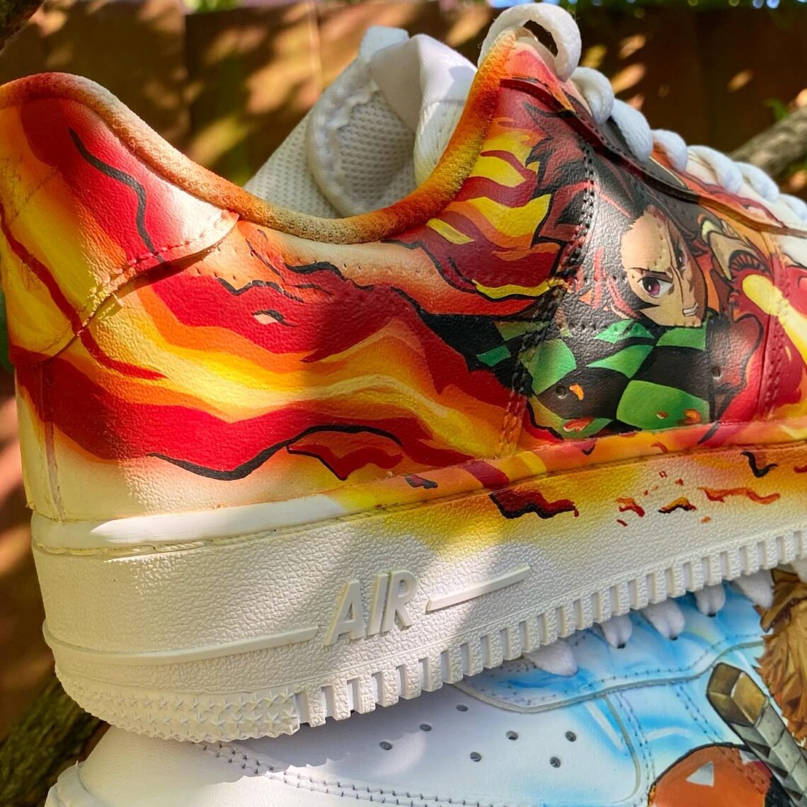 Demon Slayer Kimetsu no Yaiba Air Force 1 Custom – Daniel Customs