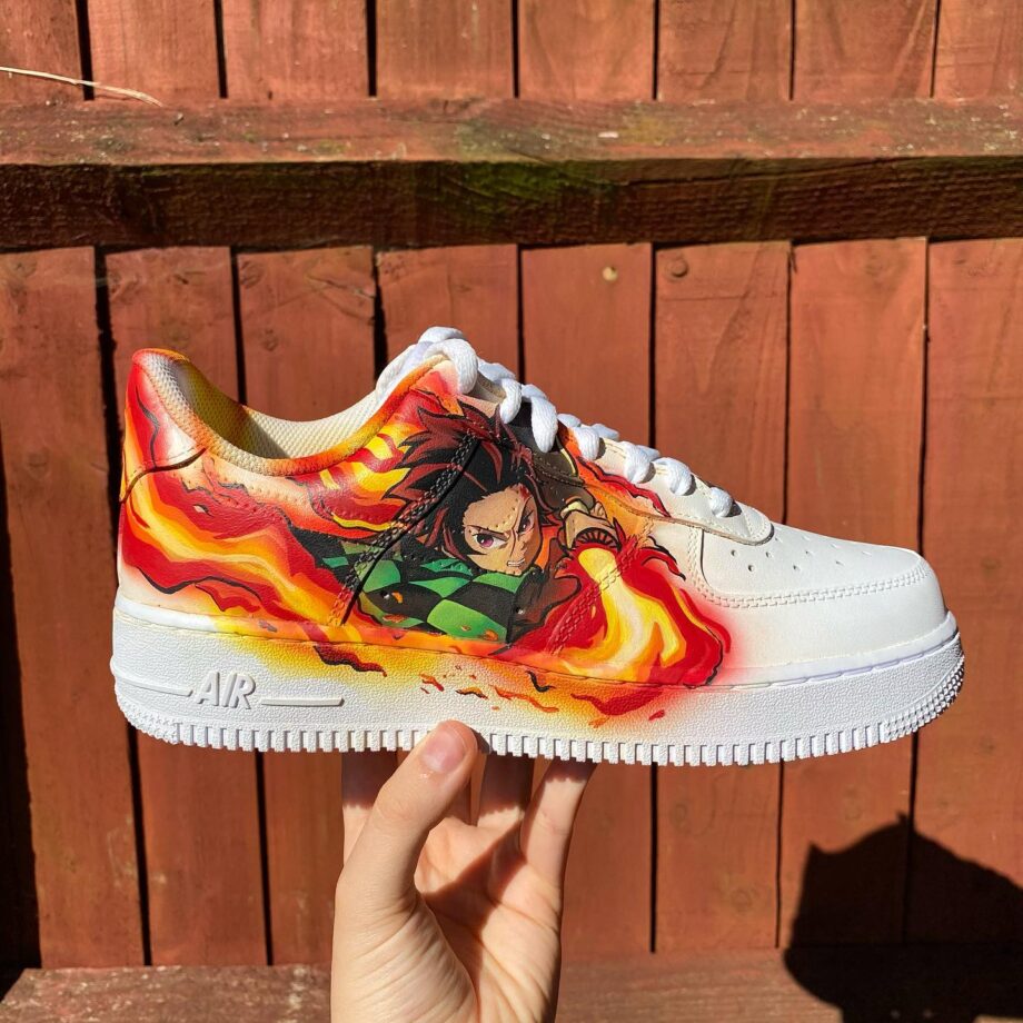 Demon Slayer Kimetsu no Yaiba Air Force 1 Custom – Daniel Customs