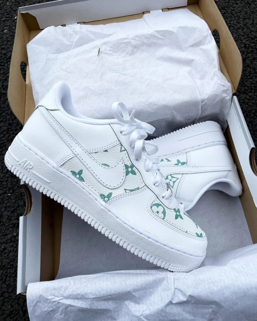 Green Air Force 1 Custom – Daniel Customs