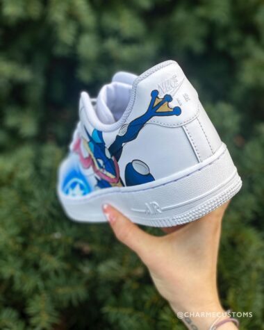 Greninja x Mewtwo Air Force 1 Custom – Daniel Customs