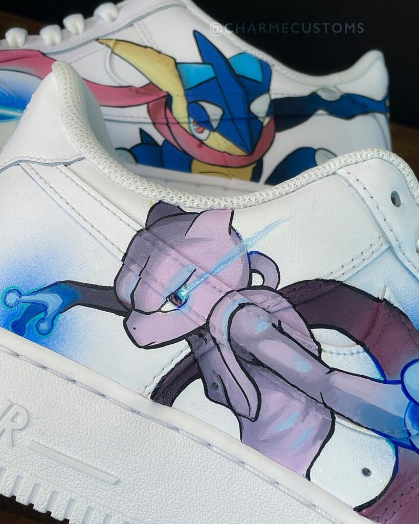 Greninja x Mewtwo Air Force 1 Custom – Daniel Customs