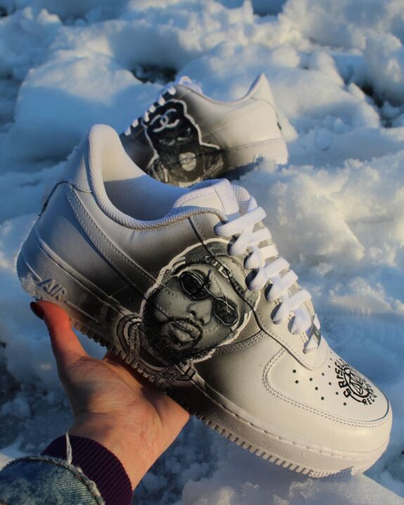 Griselda Records Air Force 1 Custom – Daniel Customs