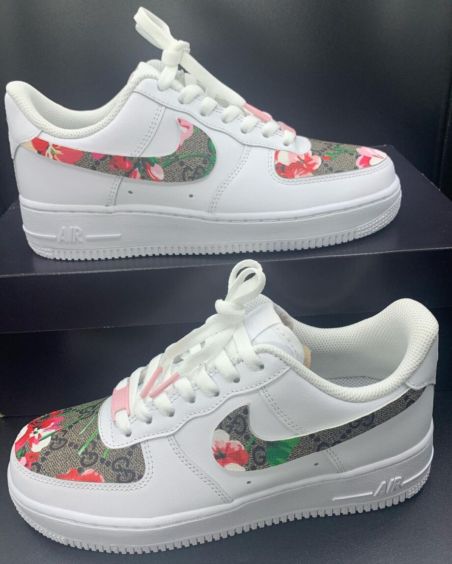 Gucci Floral Air Force 1 Custom – Daniel Customs