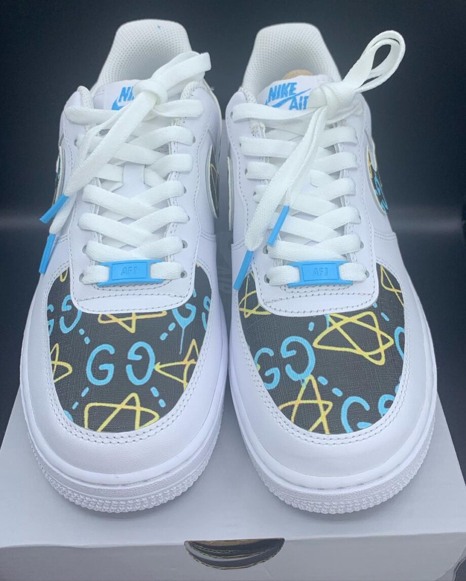 Gucci Stars Air Force 1 Custom - Daniel Customs