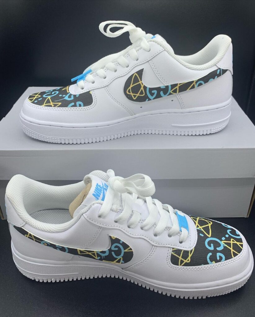 Gucci Stars Air Force 1 Custom - Daniel Customs