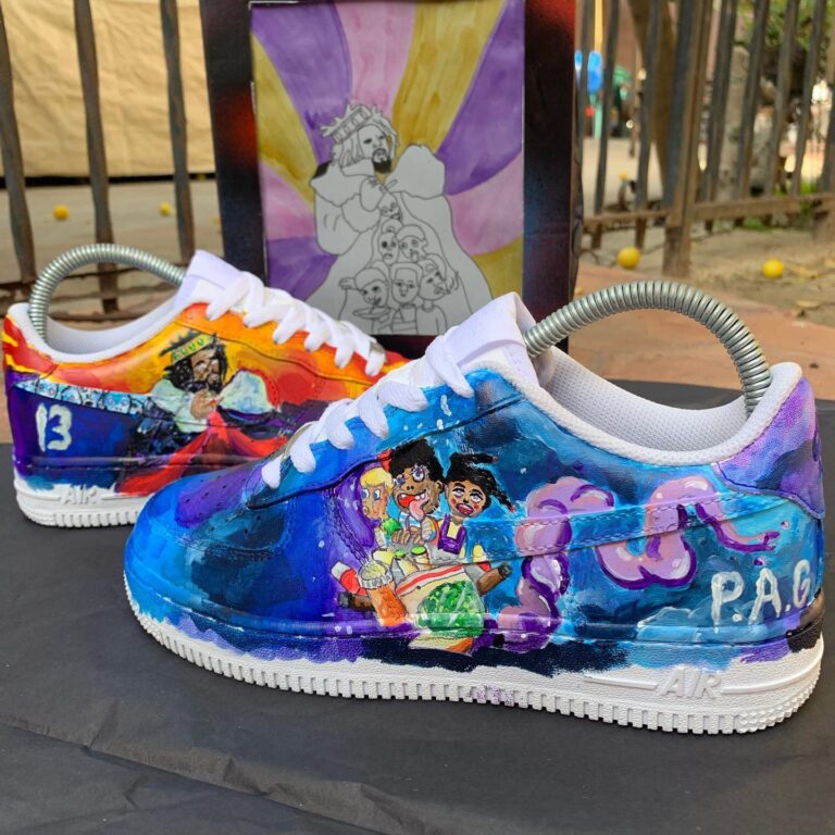 J Cole Air Force 1 Custom – Daniel Customs