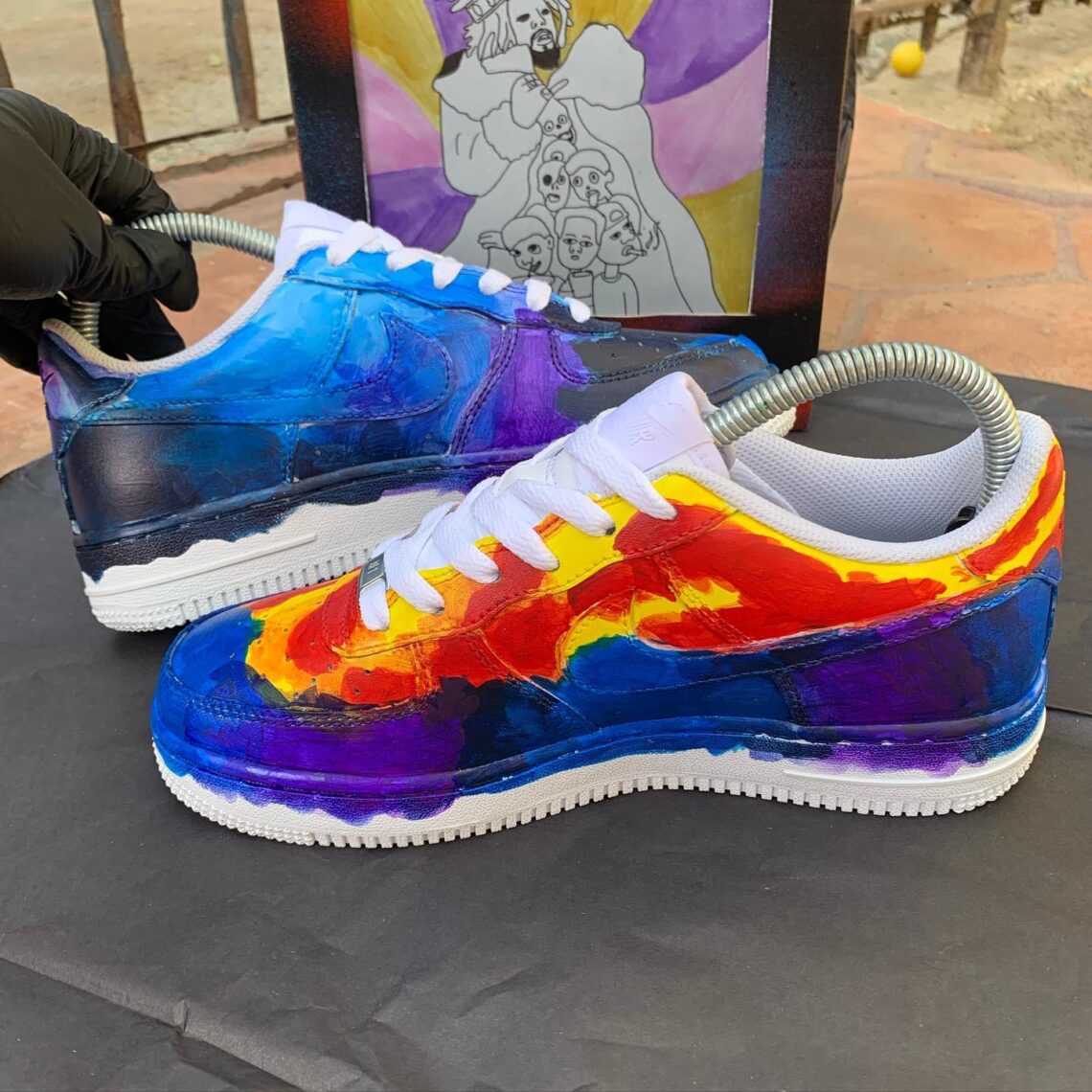 J Cole Air Force 1 Custom – Daniel Customs