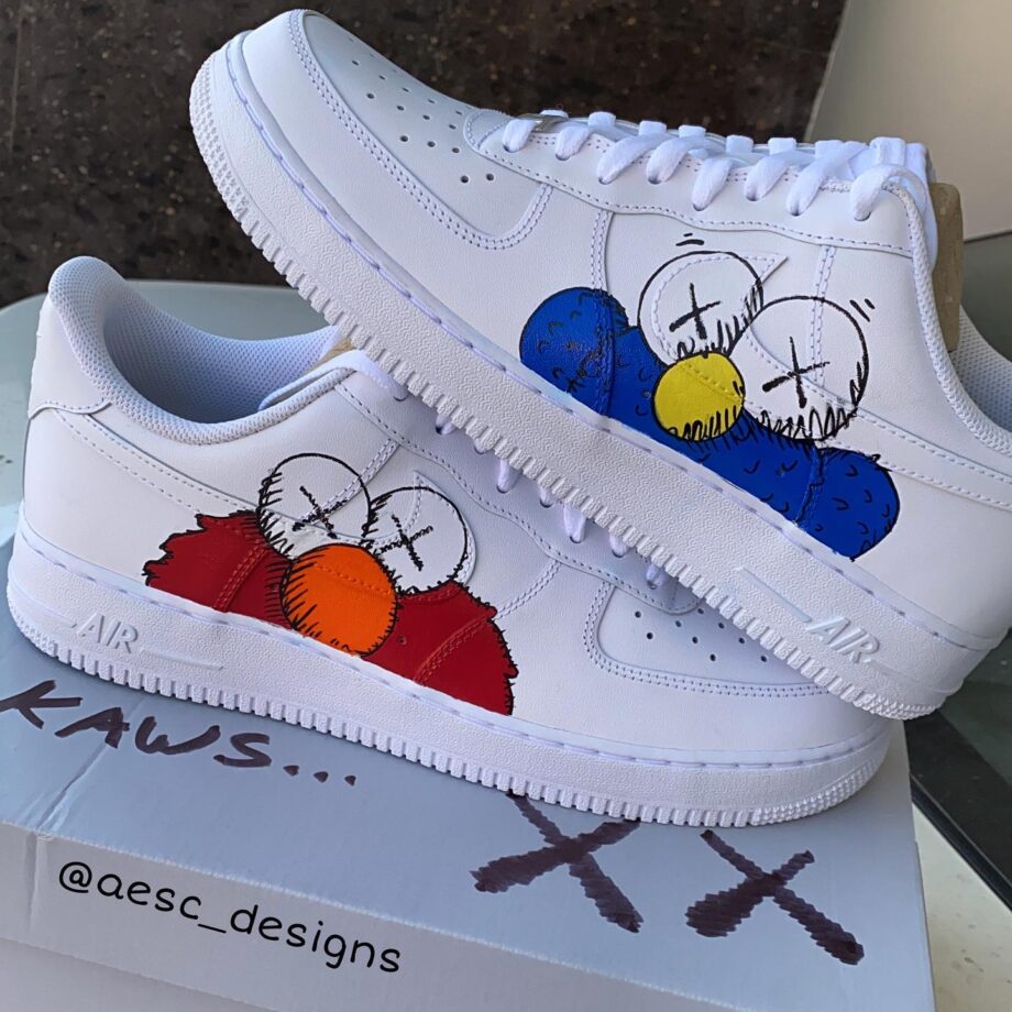 Kaws Air Force 1 custom – Daniel Customs