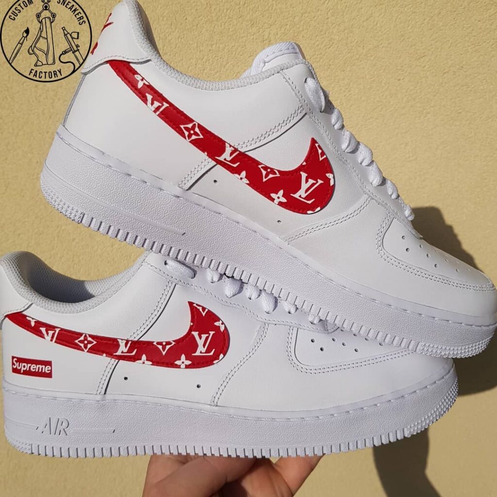 LV x Supreme Air Force 1 Custom – Daniel Customs