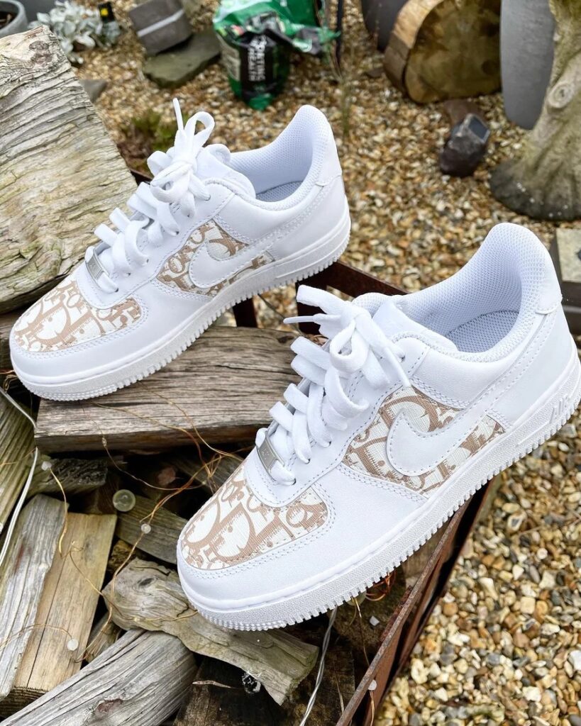 Light Brown Air Force 1 Custom – Daniel Customs