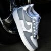 Light Dark Gray Air Force 1 Custom - Daniel Customs
