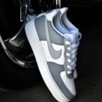 Light Dark Gray Air Force 1 Custom – Daniel Customs