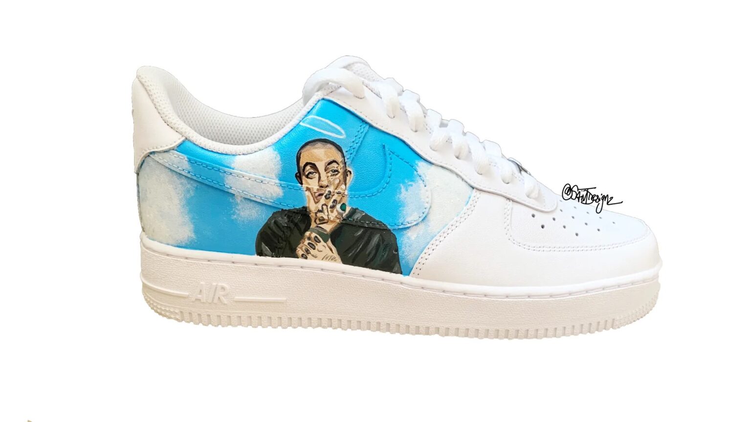 Mac Miller Air Force 1 Custom – Daniel Customs