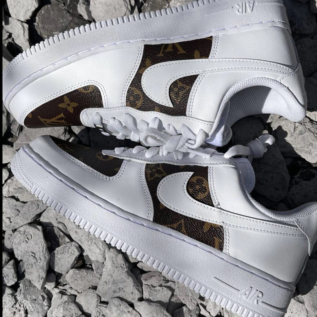 Monogram LV Air Force 1 Custom – Daniel Customs
