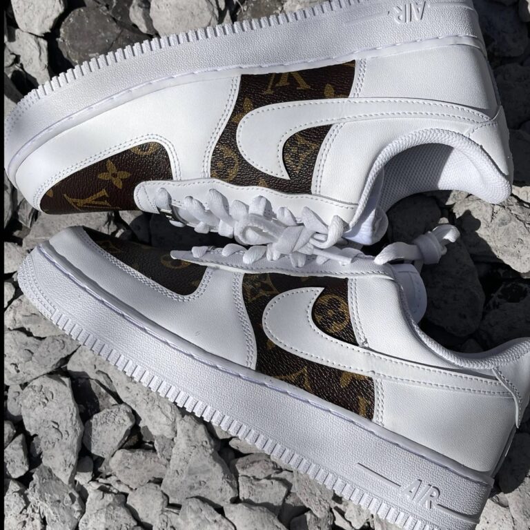 Monogram LV Air Force 1 Custom – Daniel Customs