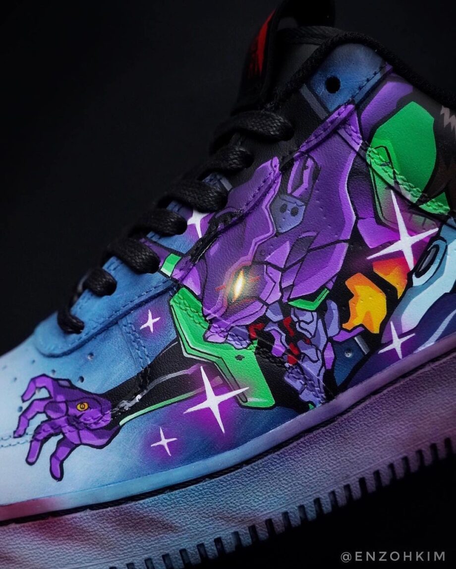Neon Genesis Evangelion Air Force 1 Custom – Daniel Customs