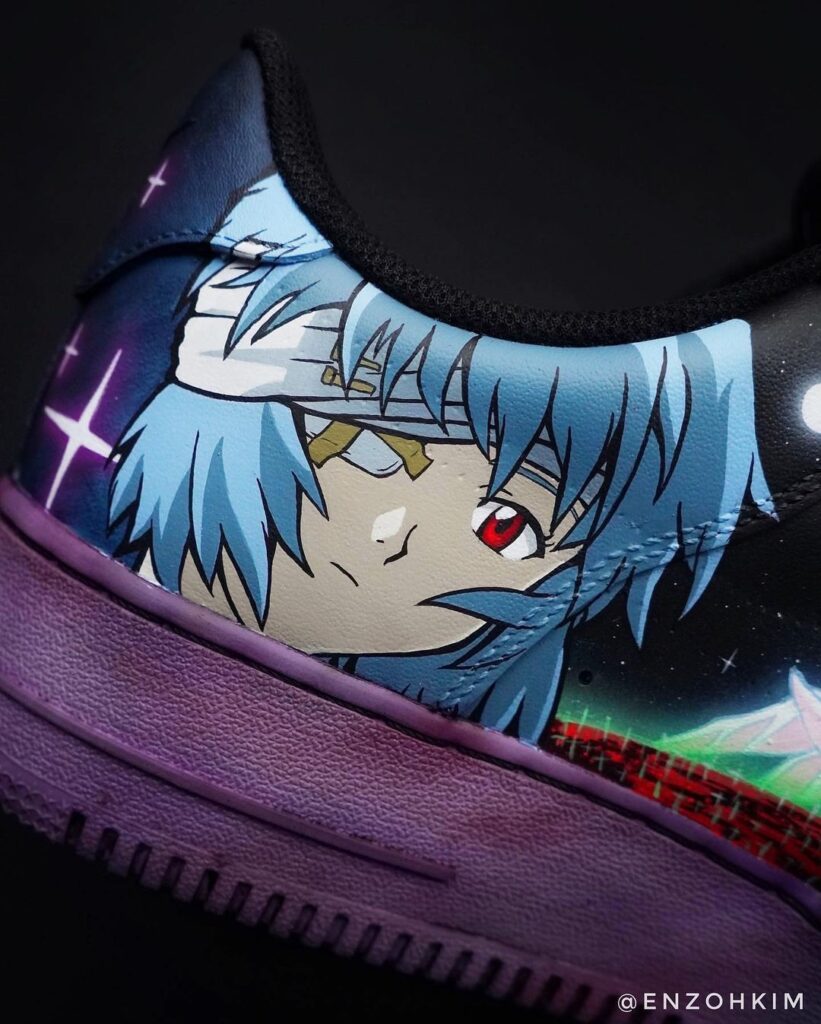 Neon Genesis Evangelion Air Force 1 Custom – Daniel Customs