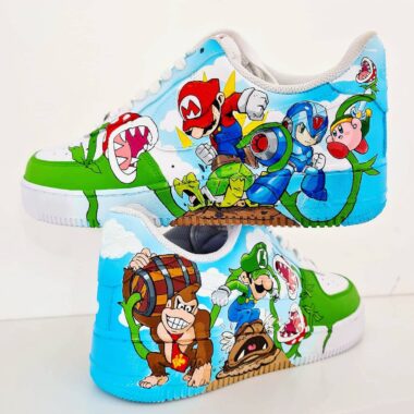 Nintendo Air Force 1 Custom – Daniel Customs
