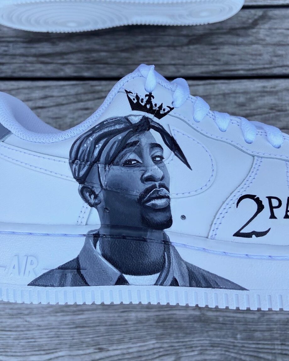 Notorious Big x Tupac Air Force 1 Custom – Daniel Customs