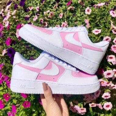 Pink Air Force 1 Custom – Daniel Customs