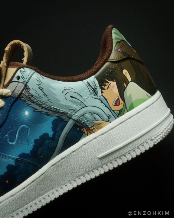Princess Mononoke and Spirited Away Air Force 1 Custom – Daniel Customs
