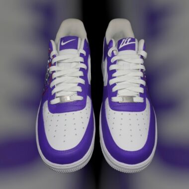 Purple Air Force 1 Custom – Daniel Customs