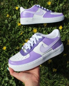 Purple Air Force 1 Custom - Daniel Customs