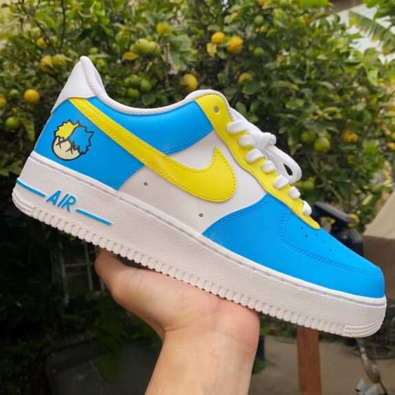 RIP Sad Frosty Air Force 1 Custom – Daniel Customs