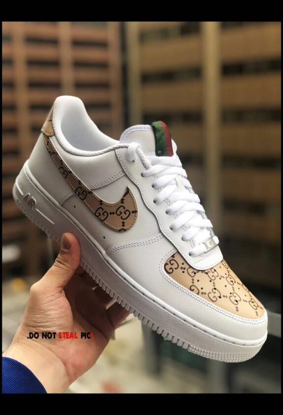 Real Color Gucci Air Force 1 Custom – Daniel Customs