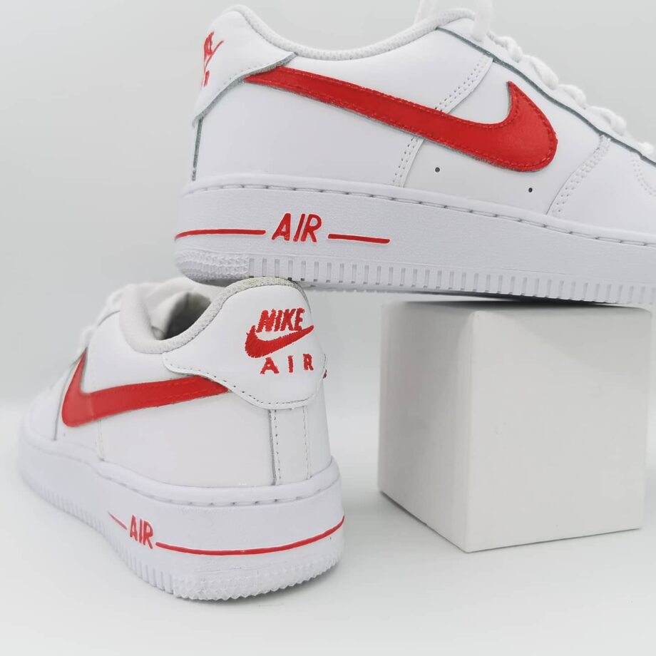 Red Air Force 1 Custom – Daniel Customs