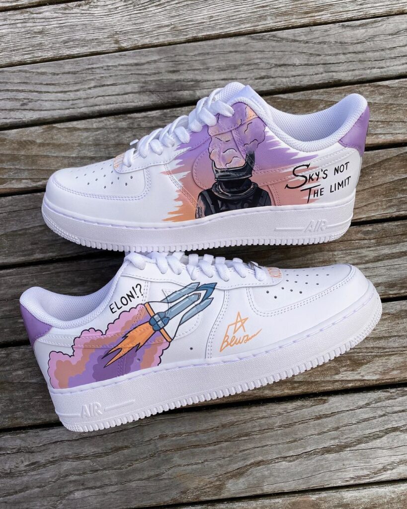 Spaceman Air Force 1 Custom – Daniel Customs