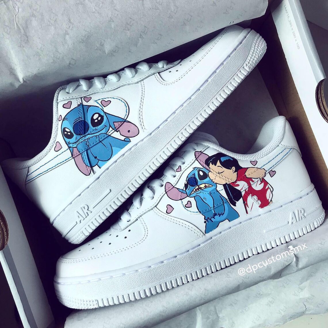 Stitch Air Force 1 Custom – Daniel Customs
